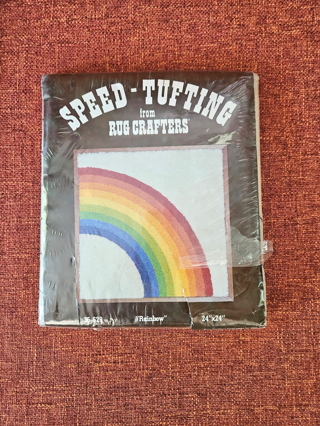 Speed Tufting From Rug Crafters Rainbow Pattern 1981 - Etsy
