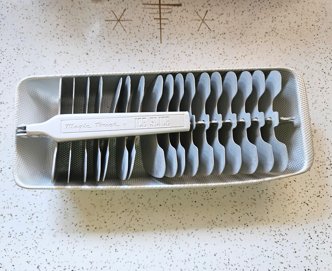 1940's Ice Tray Aluminum Magic Touch Ice Slice - Etsy