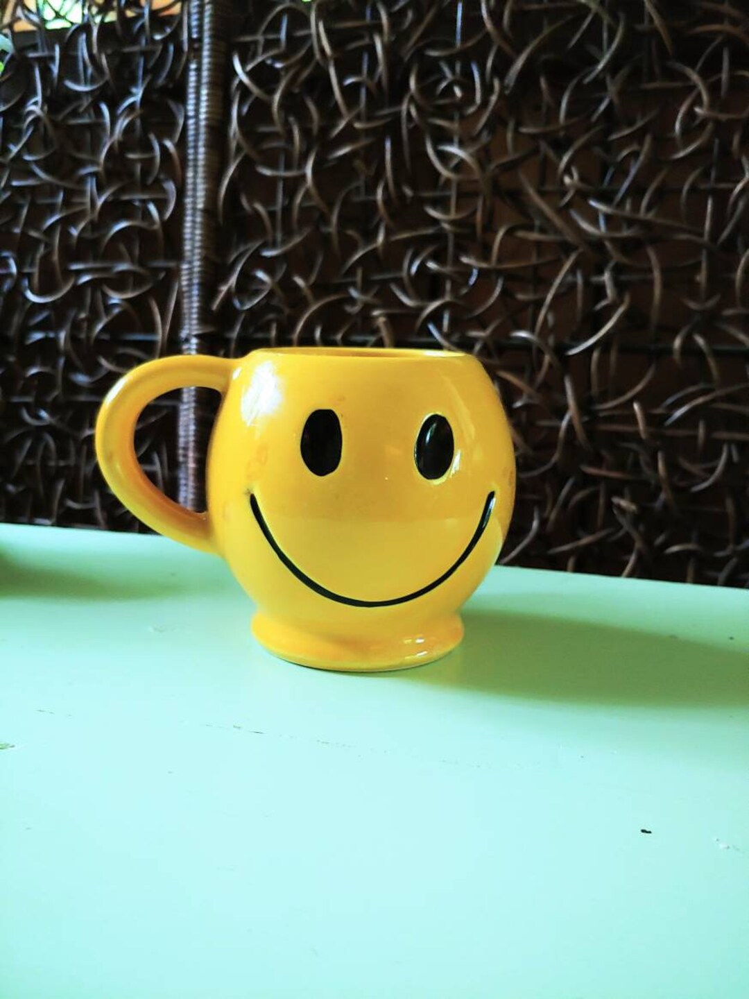 Vintage Mccoy Pottery Smiley Face Mug 1970's - Etsy