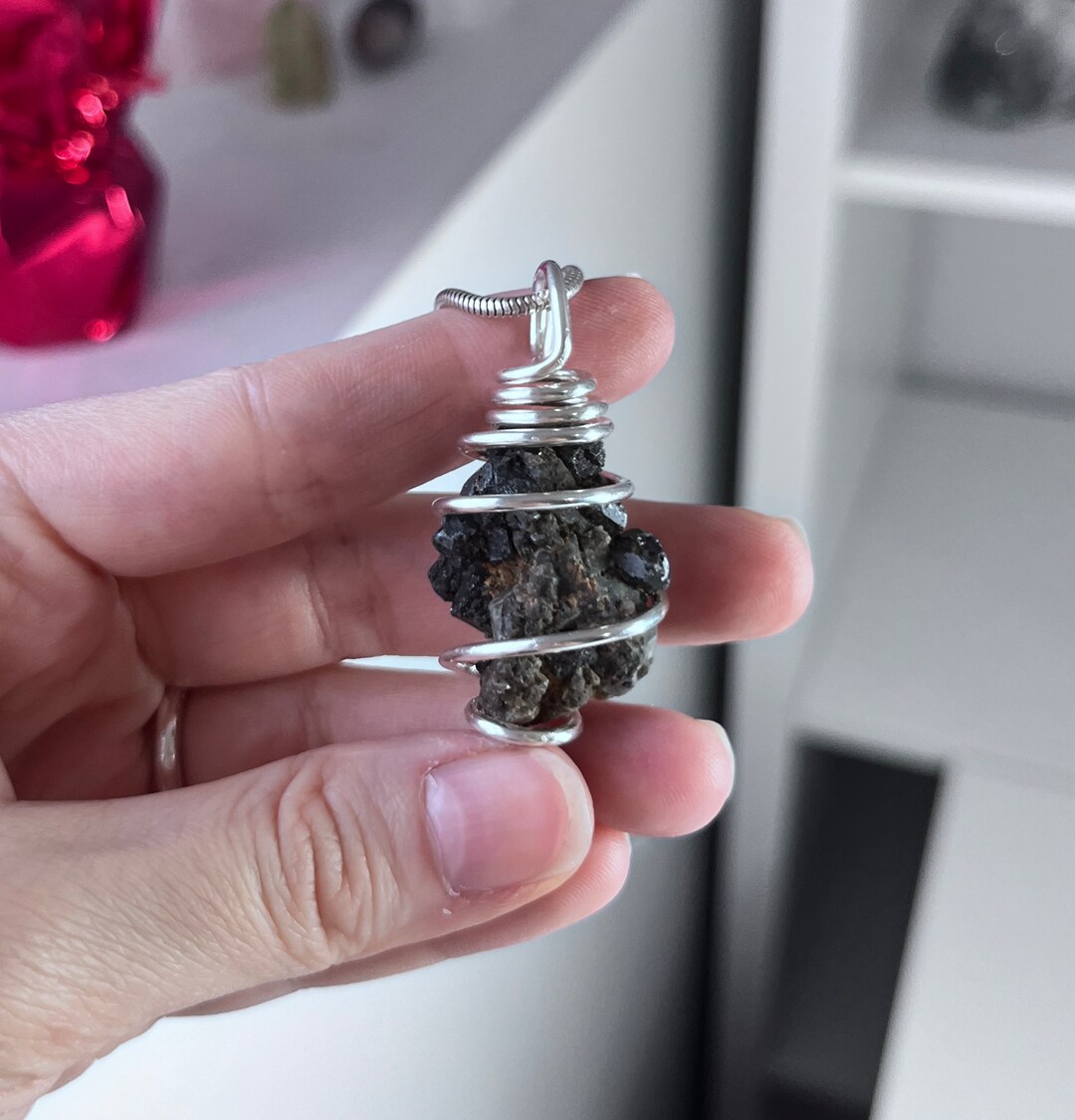 Rare Sparkly Metallic Black BROOKITE Crystal Cluster With Dozen 3-5mm ...