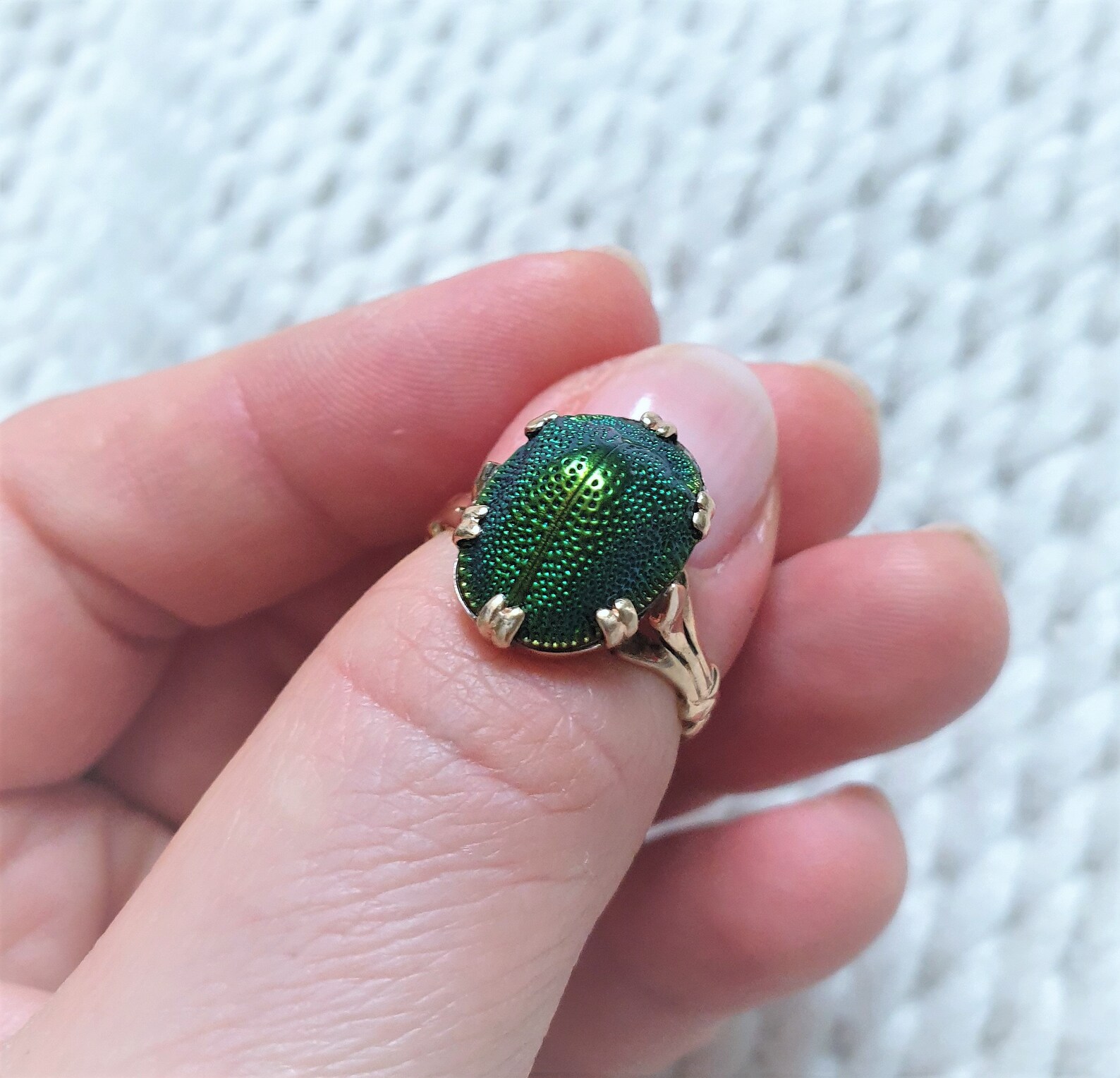 Rare Victorian 9ct Gold Real Scarab Beetle Ring US Size 7 1/4. - Etsy