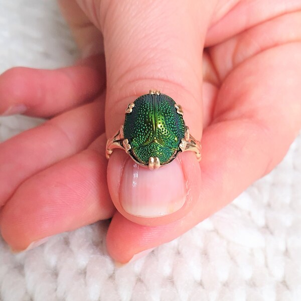 Scarab Ring - Etsy