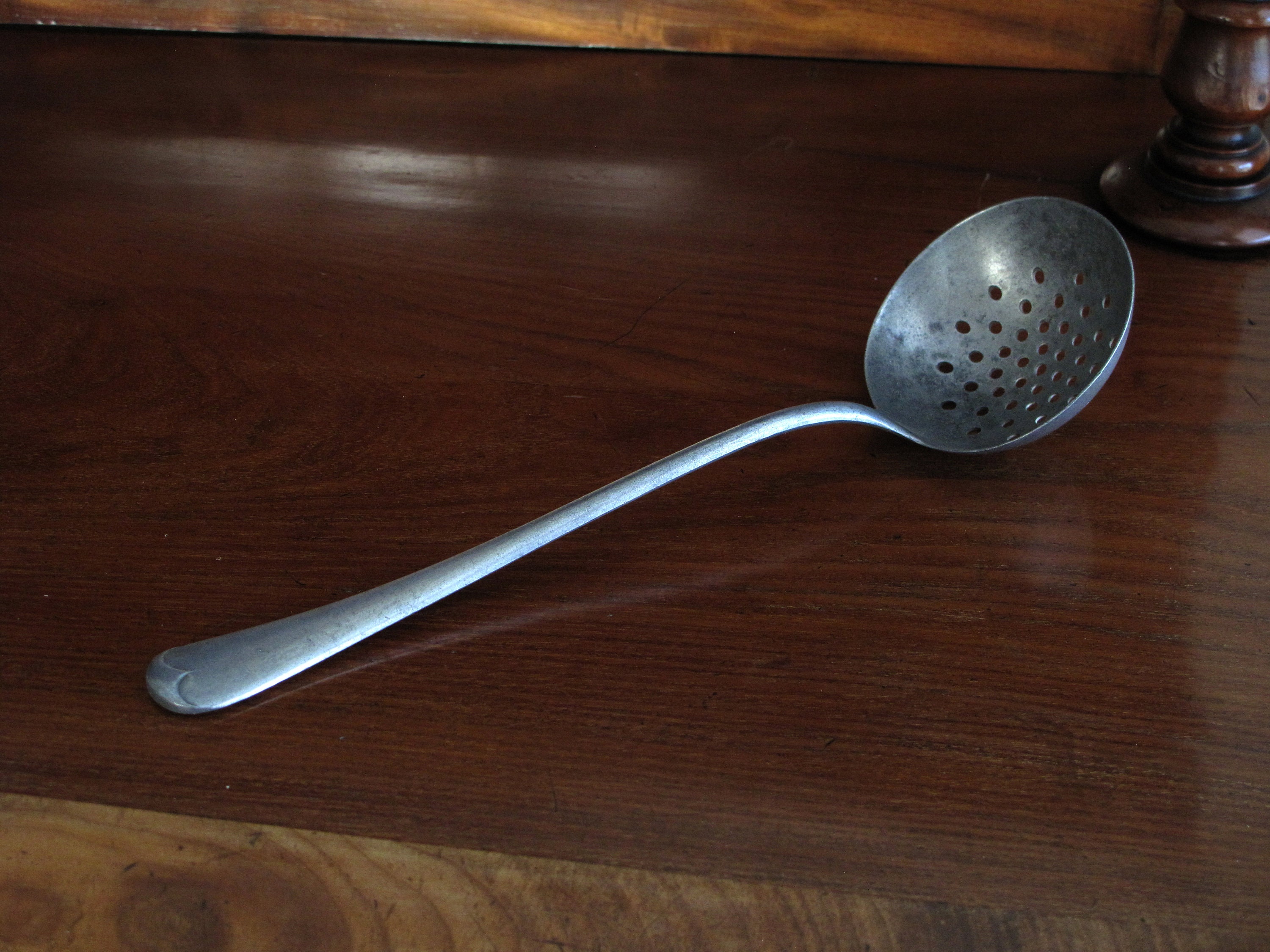 Antique Pewter Perforated Ladle - Etsy