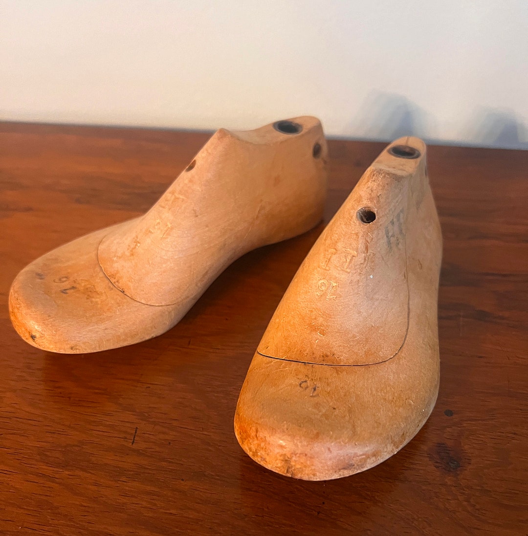 Vintage Wooden Child's Shoe Molds - Etsy