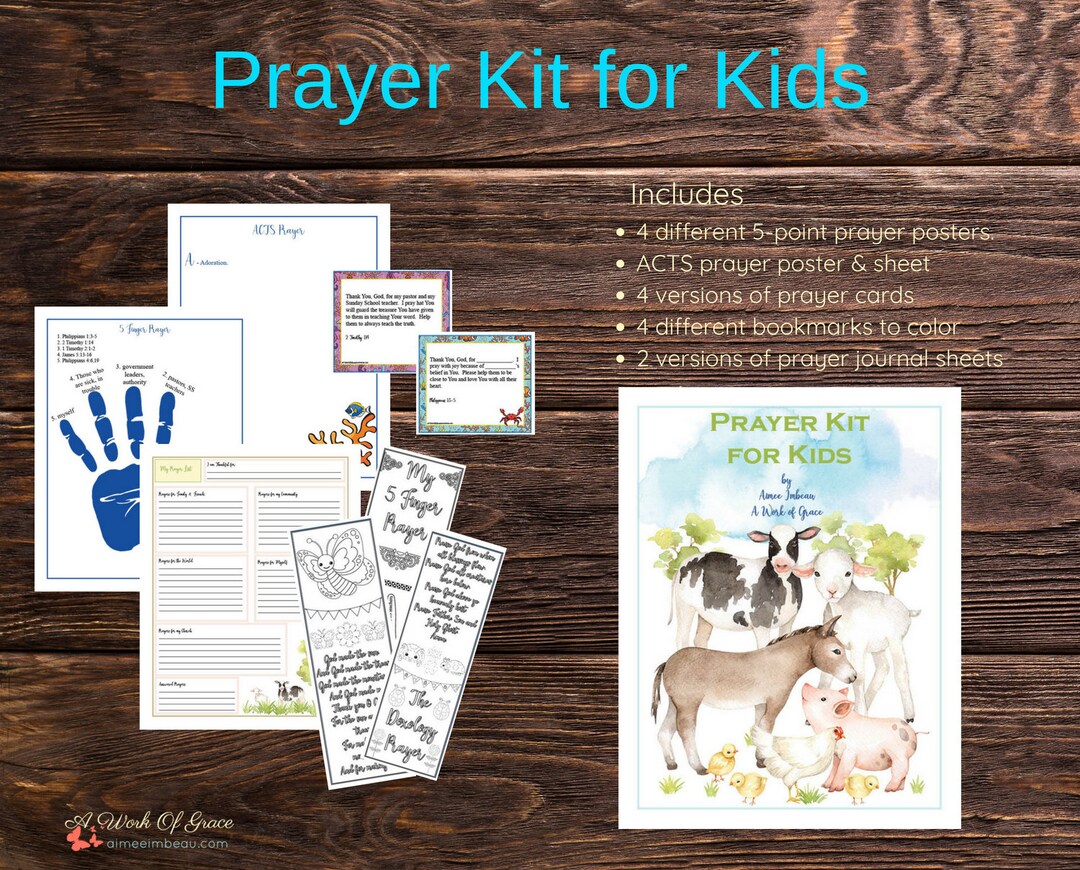 Prayer Kit for Kids - Etsy