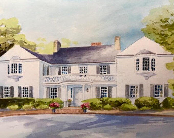 Custom Home Portraits - Etsy