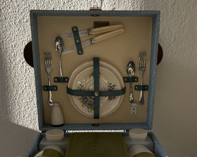 Rare Retro Vintage Brexton Picnic Set 1950s - Etsy
