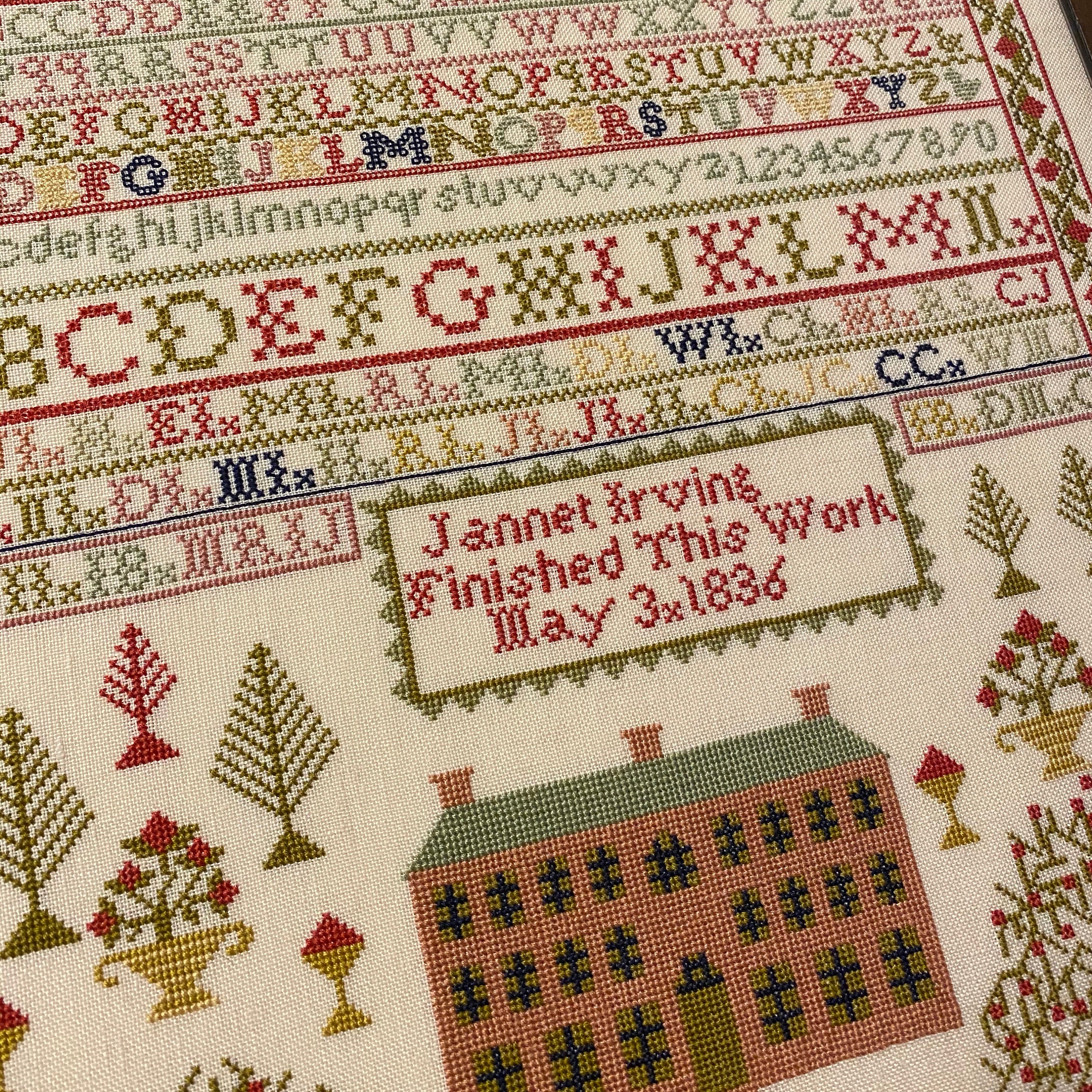 The Jannet Irving Reproduction Sampler PDF - Etsy