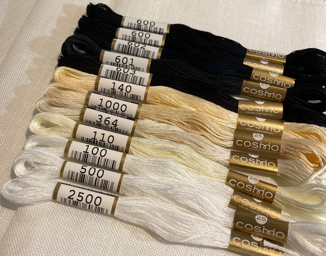 Black & White Cosmo Floss Assortment - Etsy