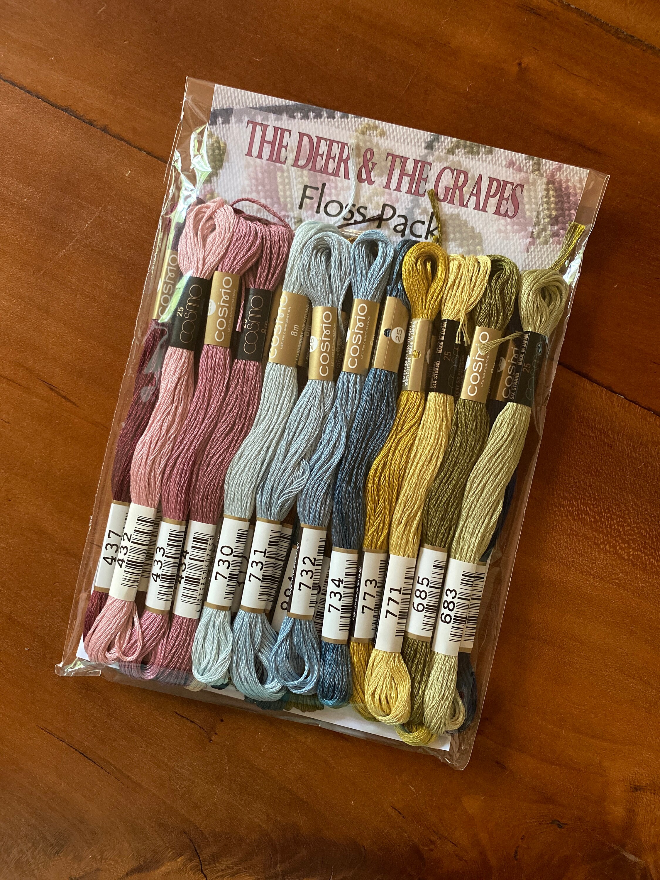 Deer & Grapes Cosmo Floss Pack - Etsy