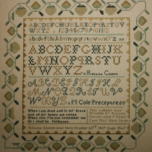 The Jannet Irving Reproduction Sampler PDF | Etsy