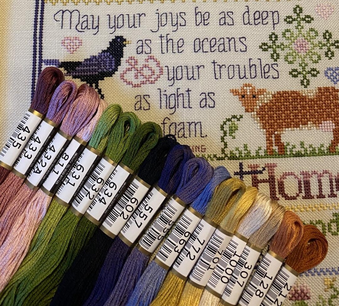 The Blackbird & the Guernsey Cow Cosmo Floss Pack - Etsy