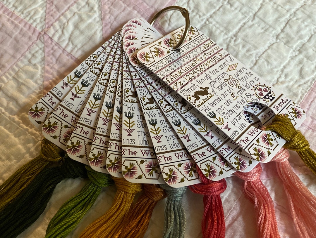 Floss Drops: Hare & the Basket - Etsy