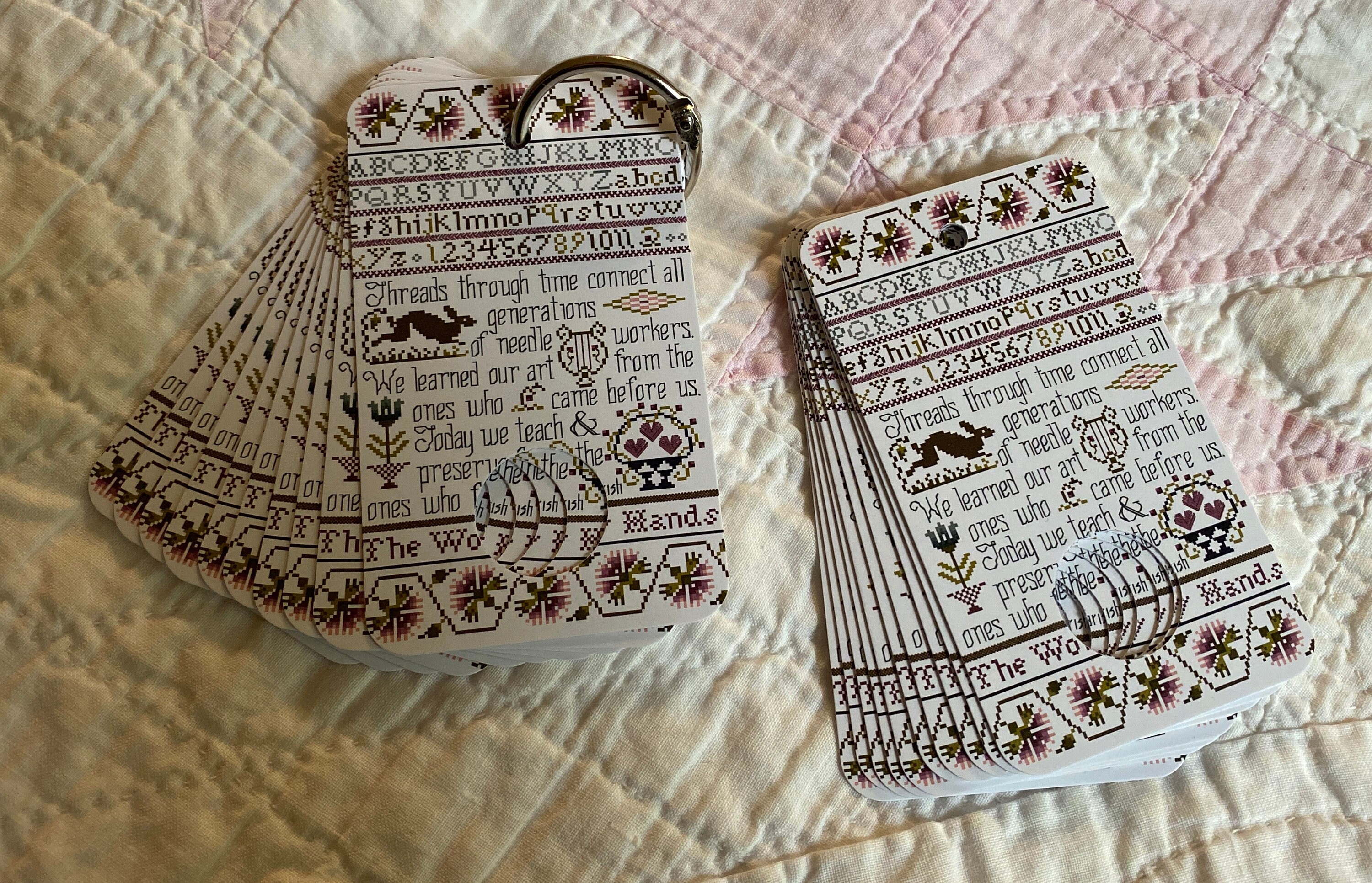 Floss Drops: Hare & the Basket - Etsy