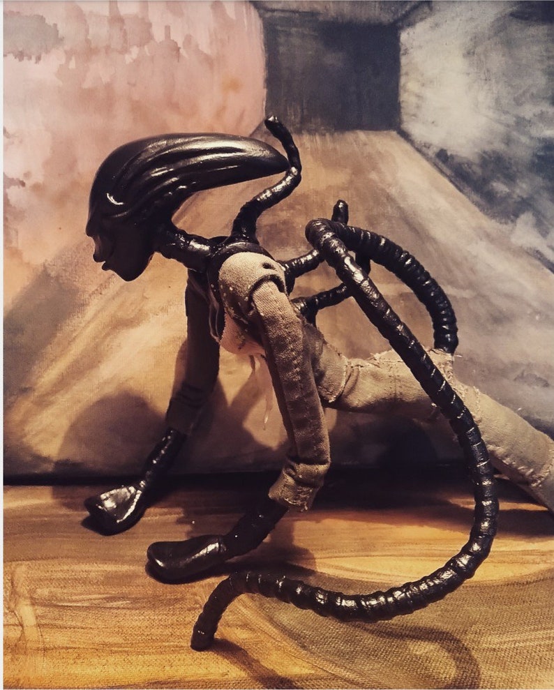 Alien Ripley Handmade Posable Art Doll - Etsy