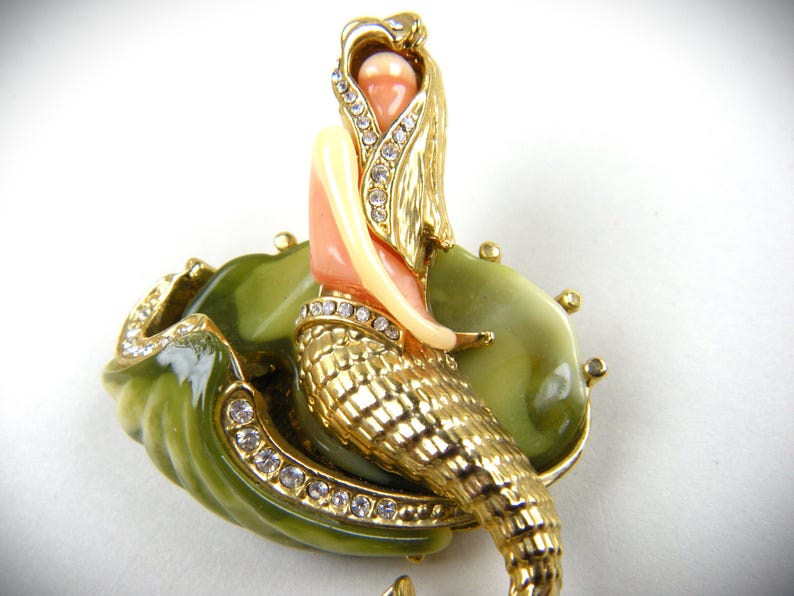 Iconic 1960's Hattie Carnegie Mermaid Brooch (unsigned) - Etsy