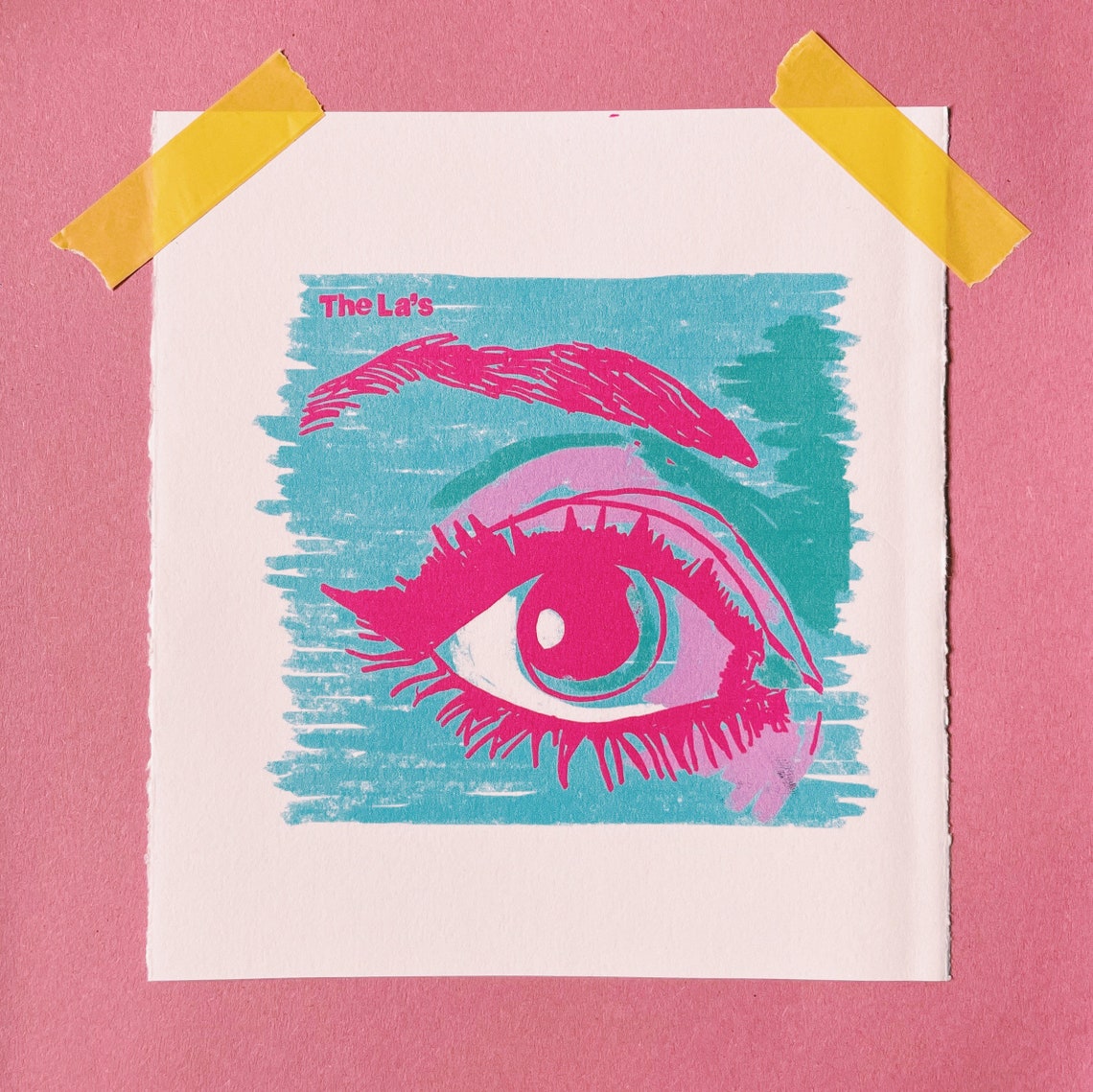 The Las 1990 Album Cover Mini Print There She Goes Indie - Etsy UK