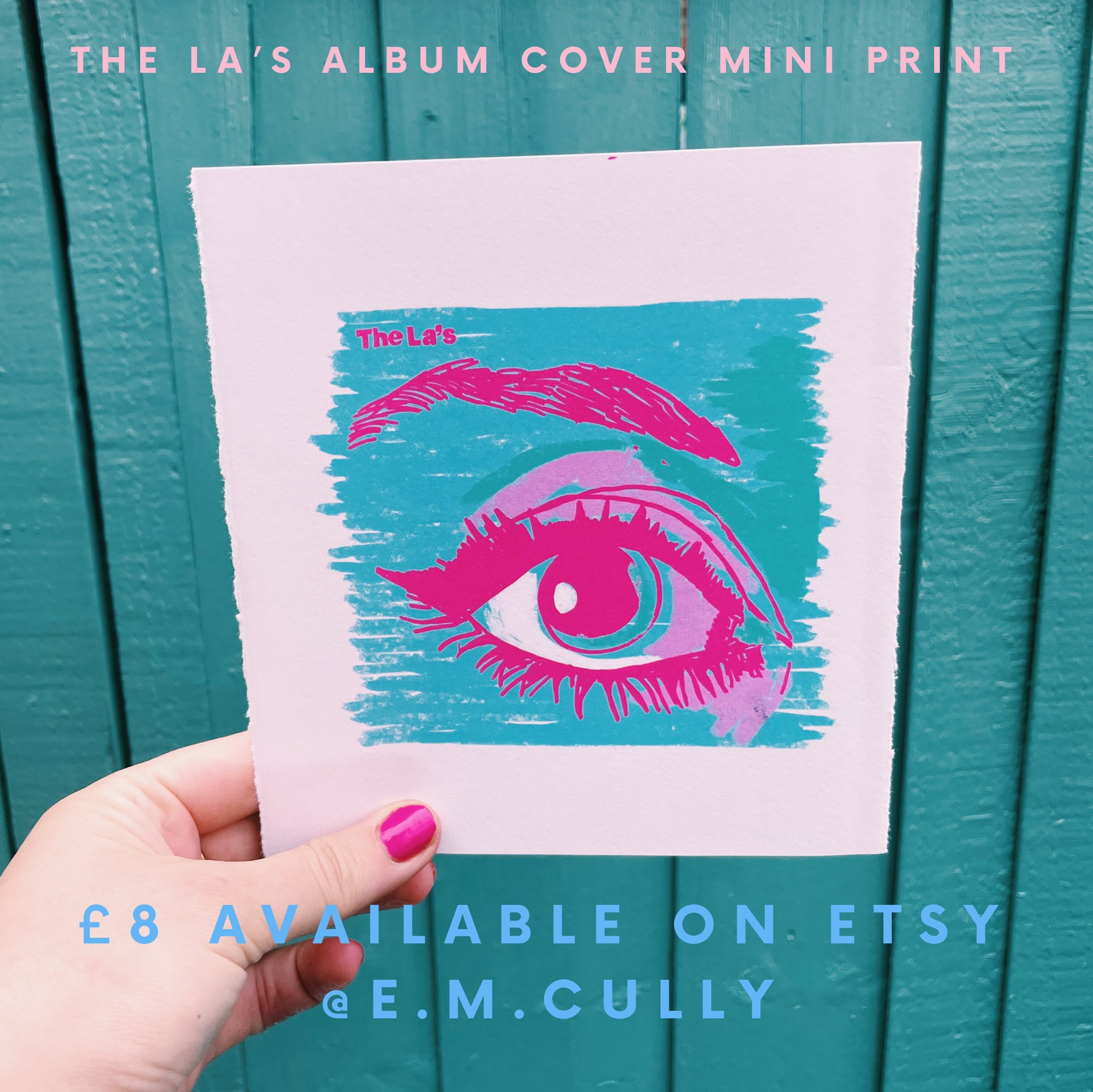 The Las 1990 Album Cover Mini Print There She Goes Indie - Etsy UK