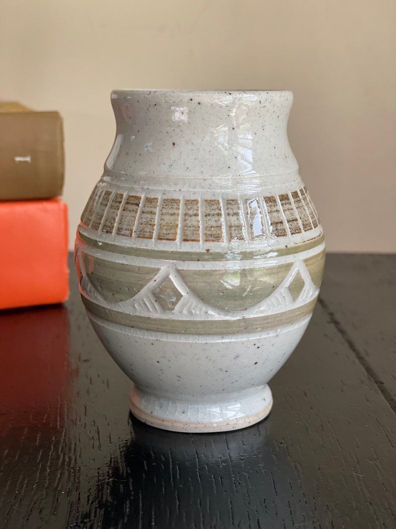 Vintage John Bloomquist Studio Vase Ceramic Pot Jar Pottery - Etsy