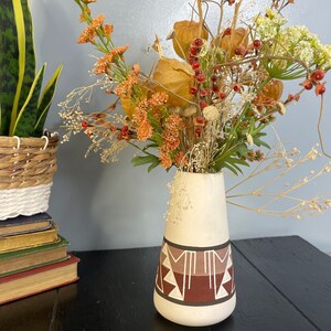 Vintage Clay Pot Terracotta Sioux Indians Mexico Pottery Vase Mexican ...