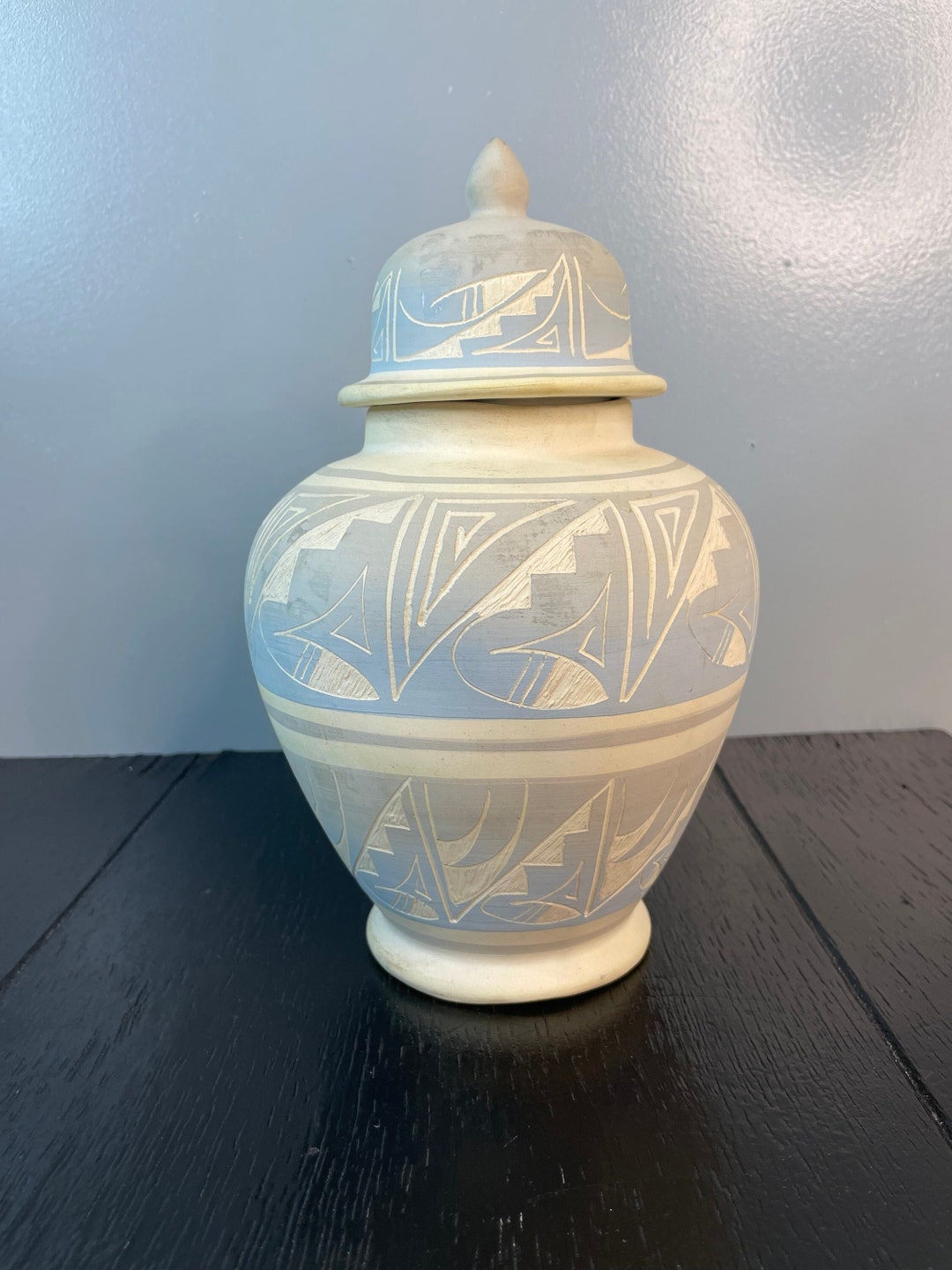 Vintage Clay Pot Terracotta Sioux Indians Mexico Pottery Vase Mexican ...