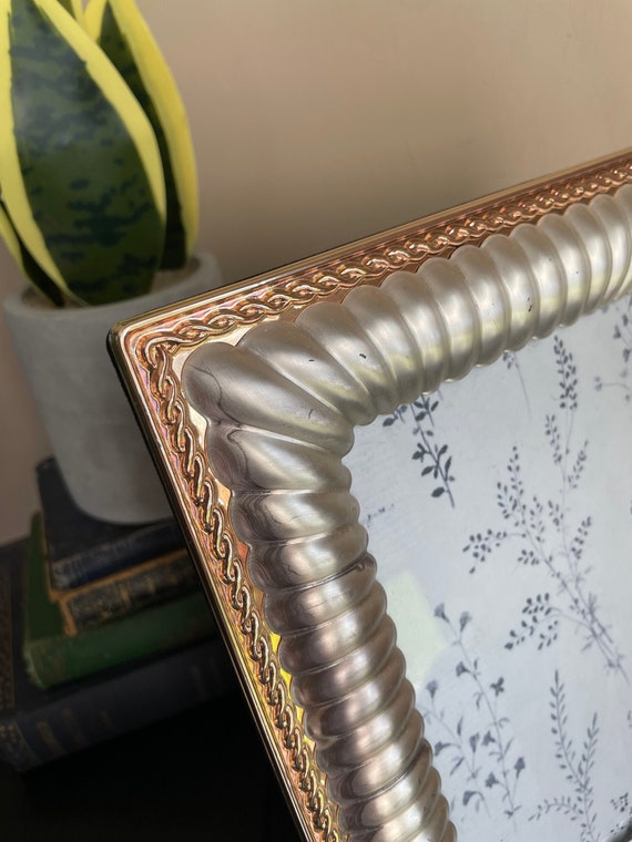 Vintage Ornate White Shell Rope Rope Metal Picture Frame Photo | Etsy