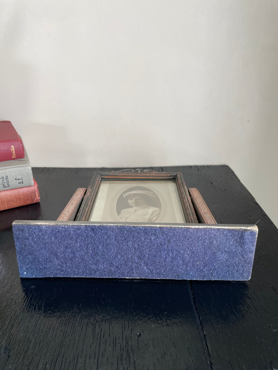 Antique Brown Wood Art Deco Swivel Picture Frame 5x7 - Etsy