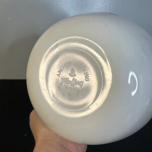 Vintage 4 Rooster Bowl Anchor Hocking Fire King Chanticleer Cinderella ...