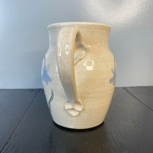 Vintage Rare Carol Barclay Pottery Pitcher Jug Handled Stoneware Salt ...