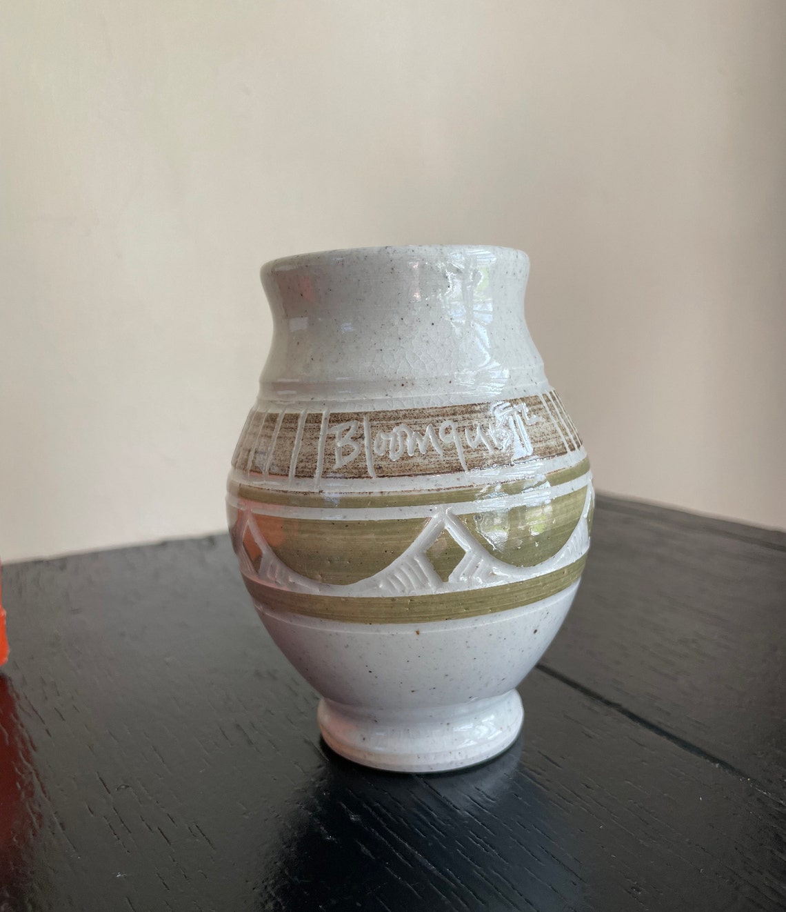 Vintage John Bloomquist Studio Vase Ceramic Pot Jar Pottery - Etsy