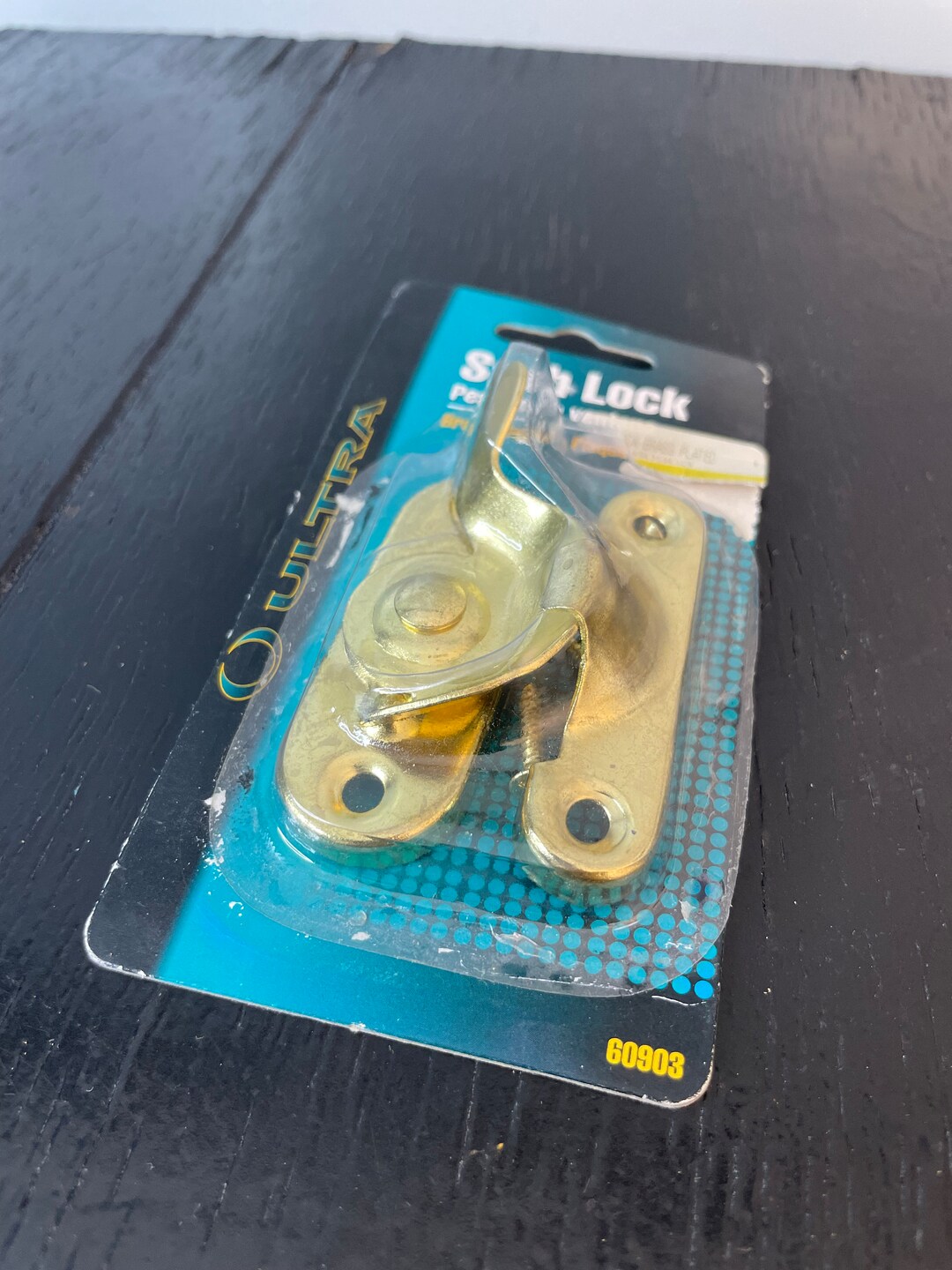 Vintage Antique Ultra Sash Window Lock Brass Plated New Old Stock ...