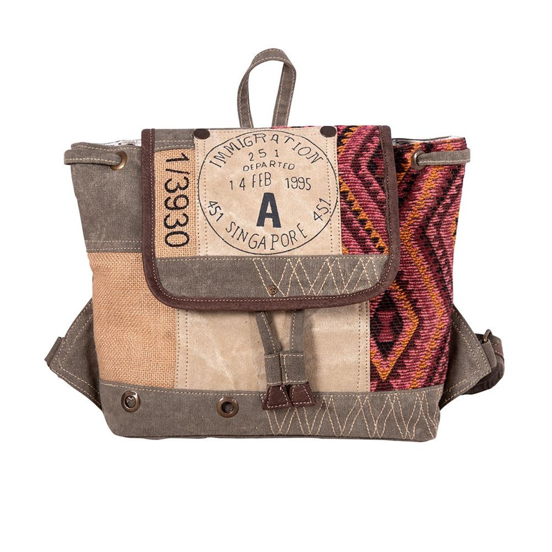 Myra Bags Singapore Port of Call Backpack Bag - Etsy