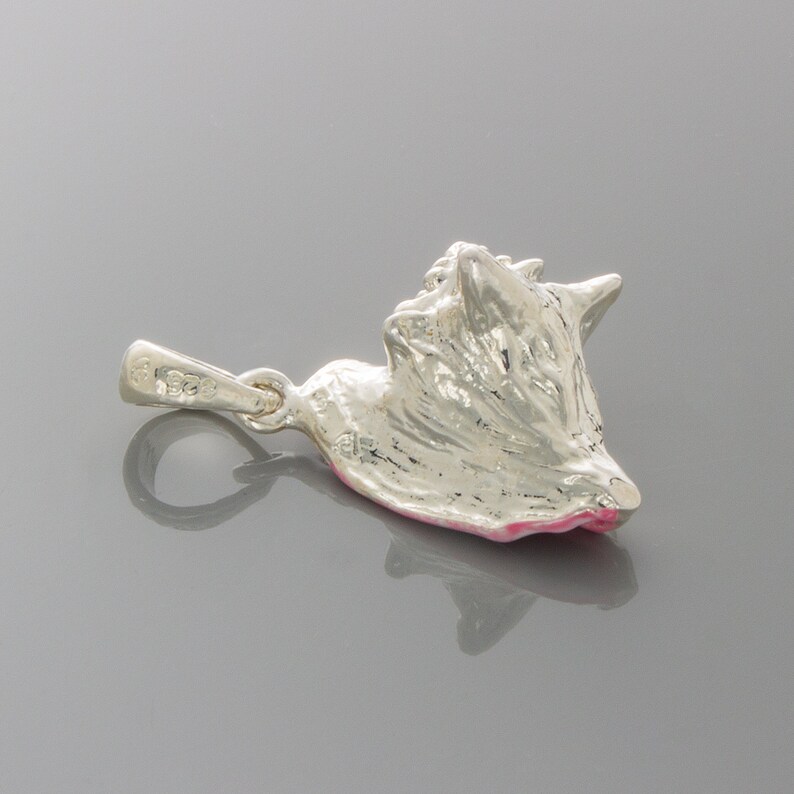 Conch Shell Charm 925 Sterling Silver Medium Conch Shell | Etsy