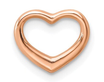 Floating Heart Charm - Etsy