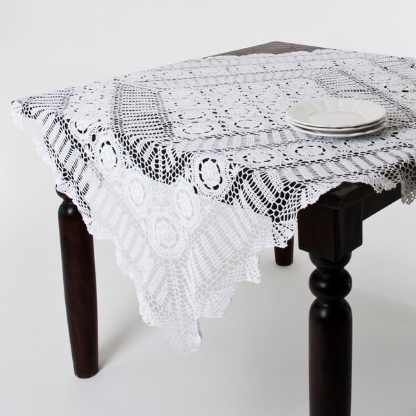 Square Table Topper - Etsy