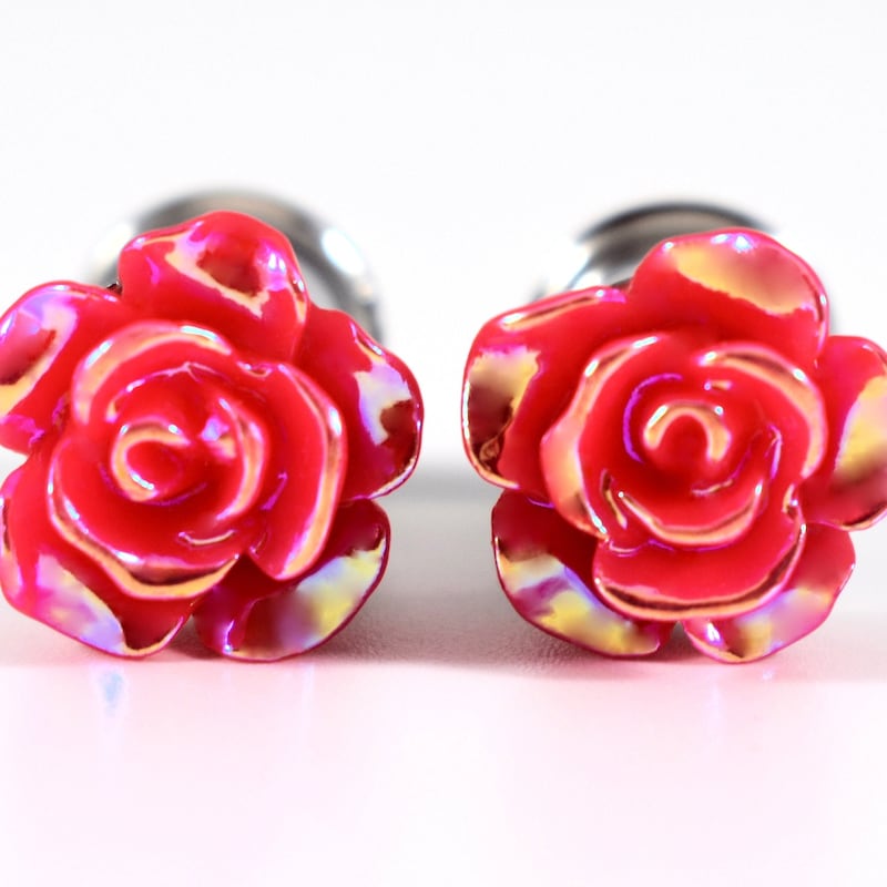 Rose Plugs - Etsy