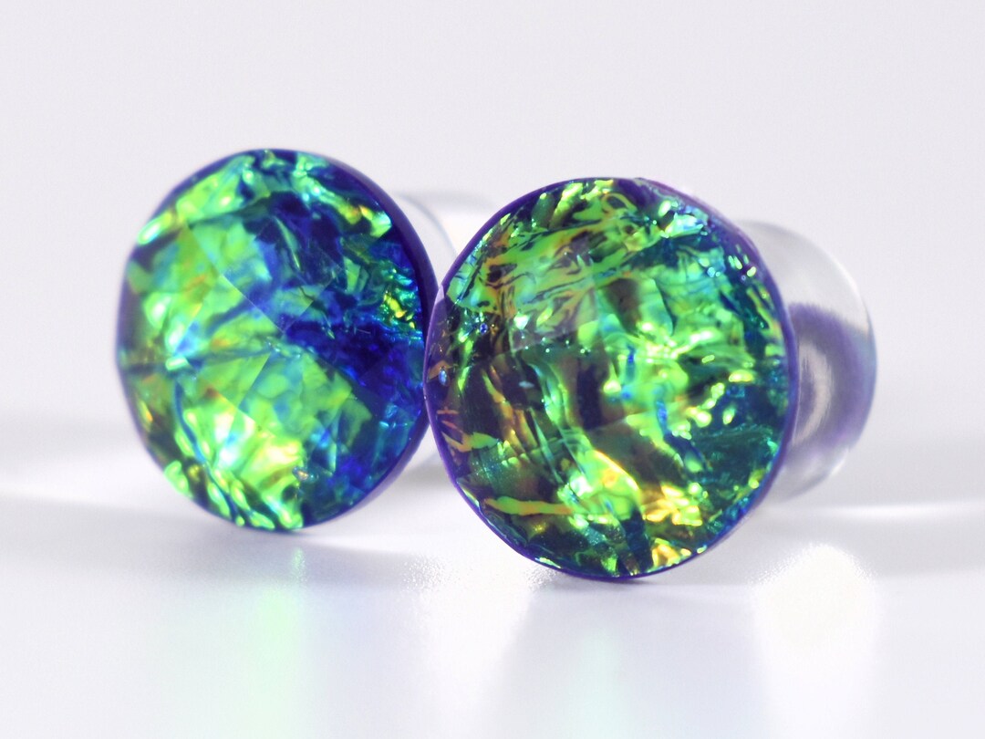 Plugs - Dark Purple Foil 7/16 In, 1/2 In, and 9/16 In - Etsy