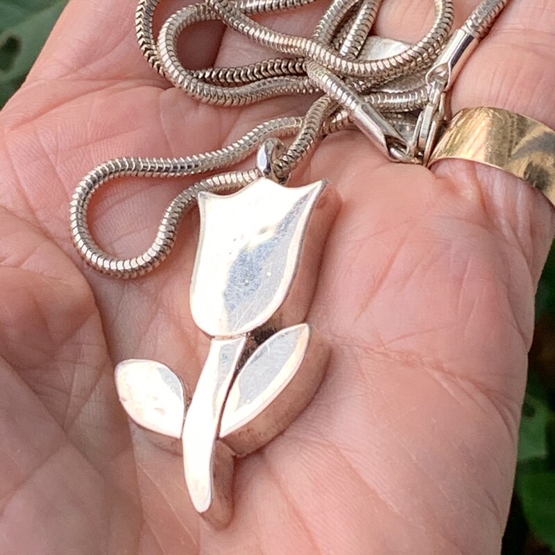 Silver Tulip - Etsy