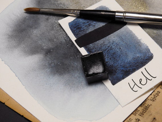 Hell Handmade Watercolor Paint | Etsy