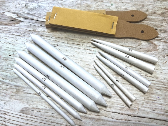 Artist Blending Tools 6-Piece Art Blending Stumps & - Sketch Drawing ...