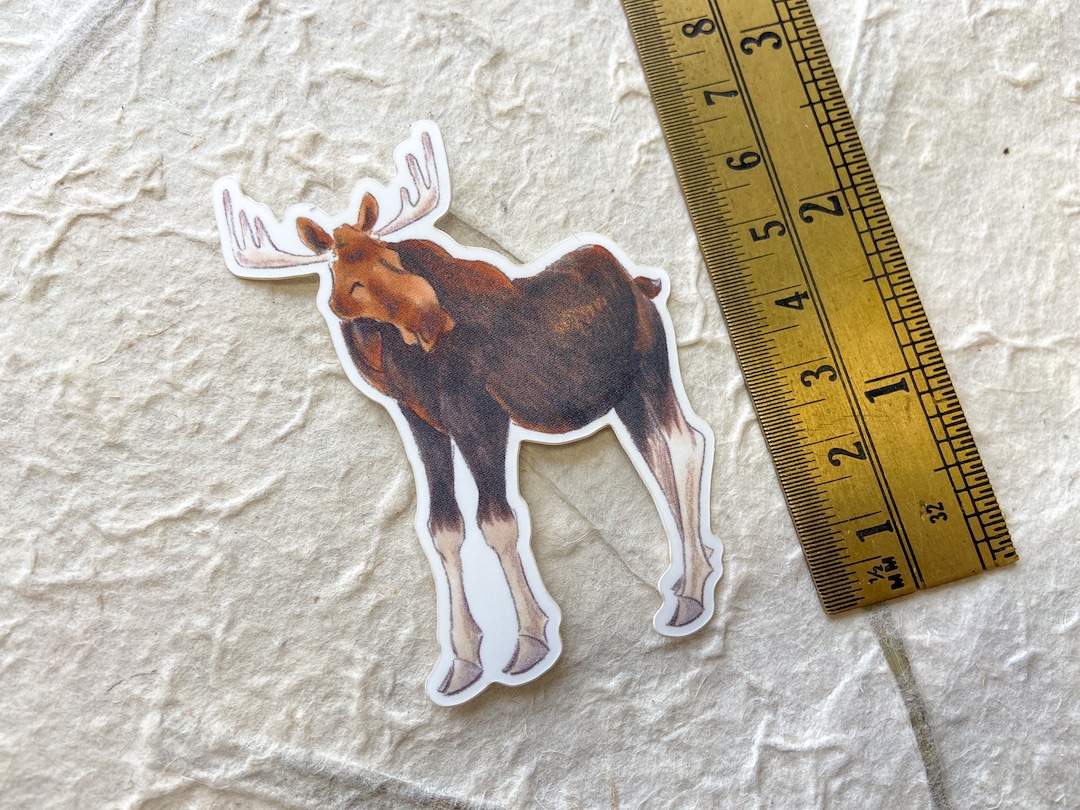 Moose Soft Vinyl Stickers Julia Källén Design - Etsy