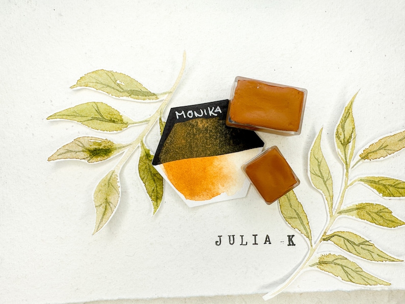 Monika- Handmade Watercolor Paint - Etsy