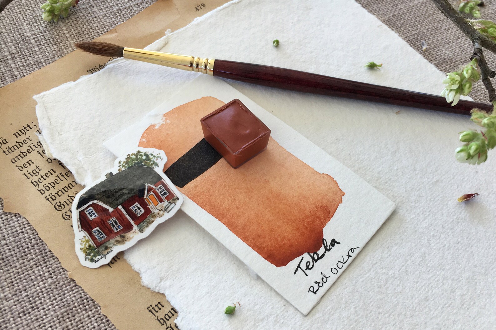 Tekla Handmade Watercolor Paint | Etsy