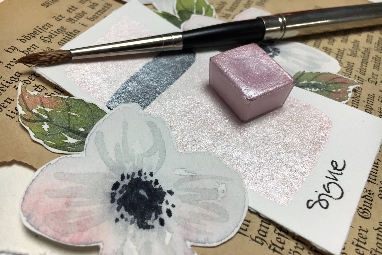 Signe Handmade Watercolor Paint - Etsy
