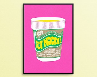 Pot Noodle Poster | Etsy
