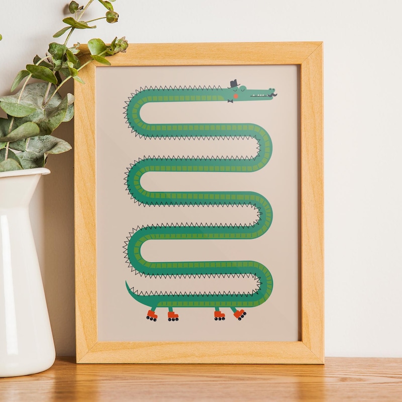 Crocodile Print - Etsy