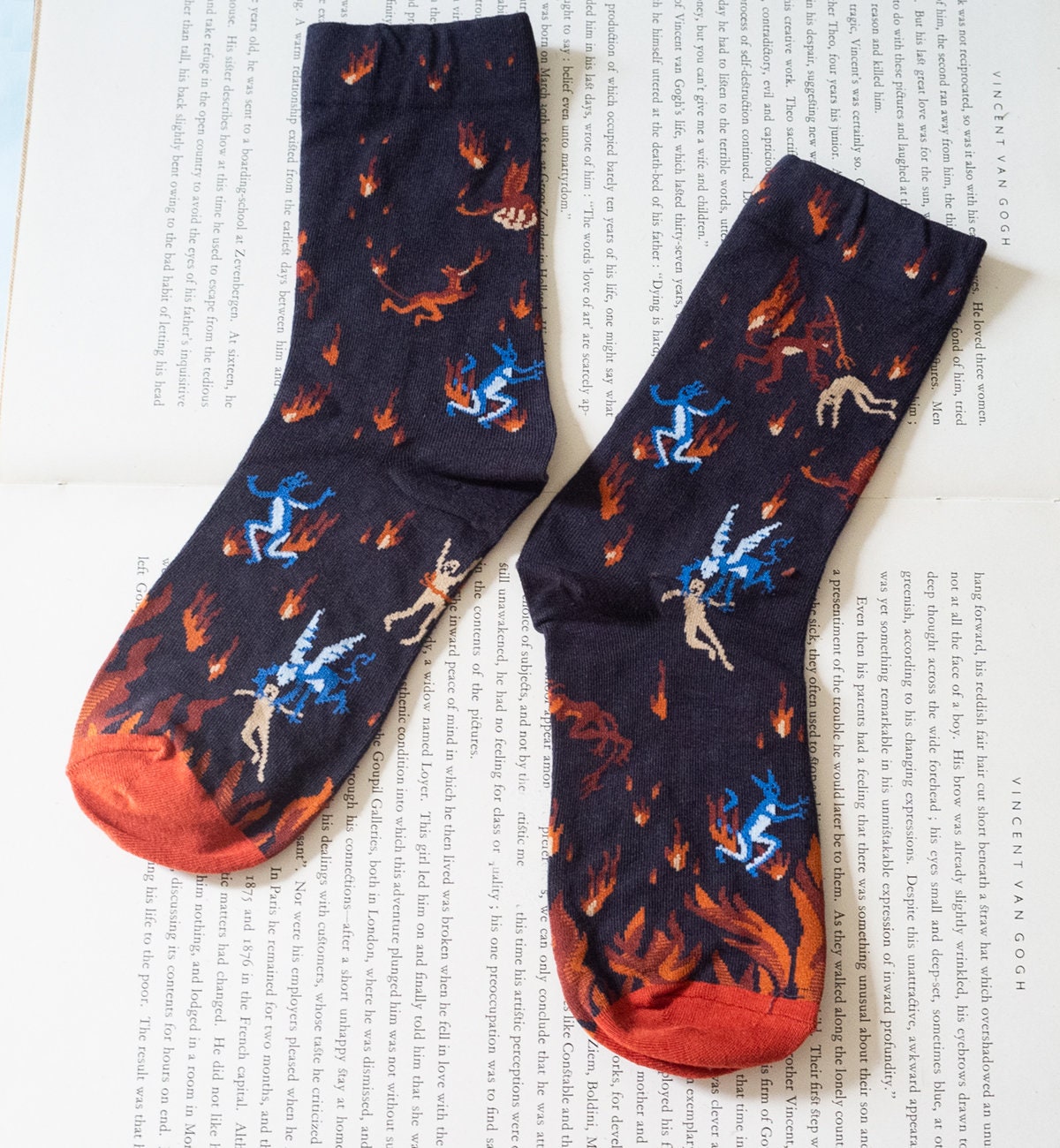 Vintage Style Socks Illustrated Romantic Antique Rabbit Floral | Etsy