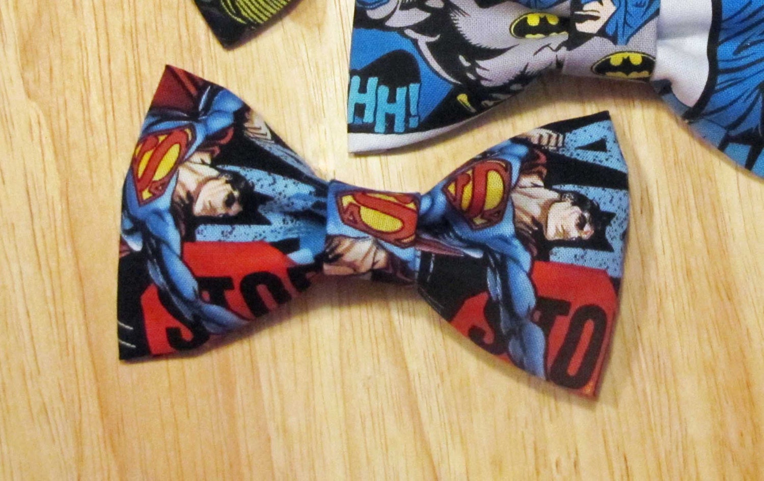Graffiti Superman Bow Tie, Clip on Bow Tie, Boys Bow Tie, Toddler Bow ...