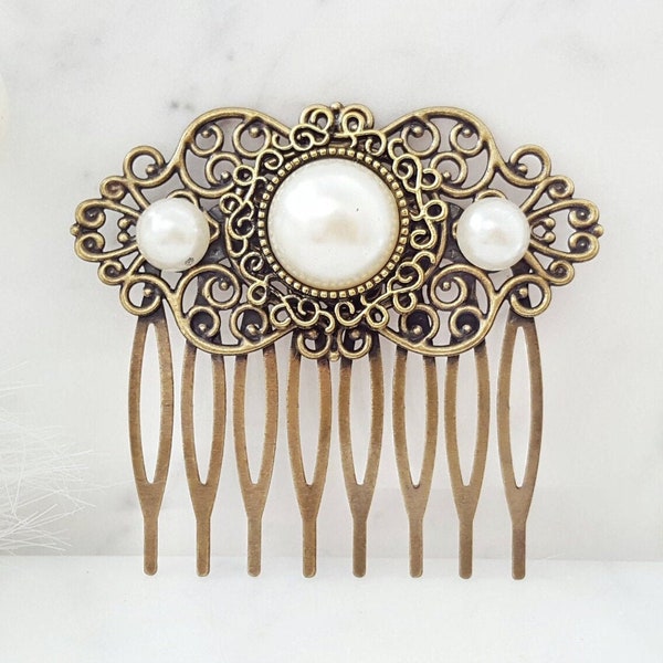 Victorian Hair Comb - Etsy