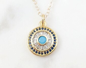 Sunburst Diamond Necklace - Etsy